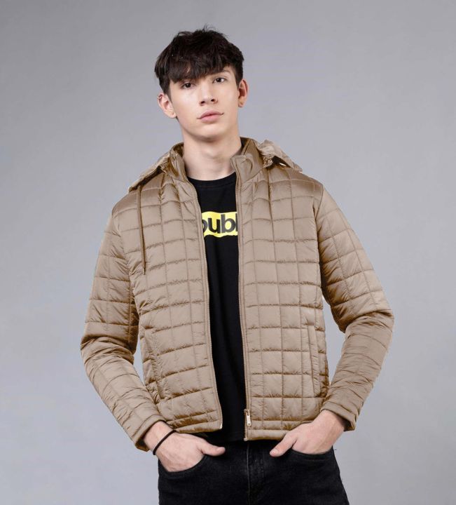 Pantoneclo Premium Quality Men's Padding Hoodie Jacket | Daraz.com.bd