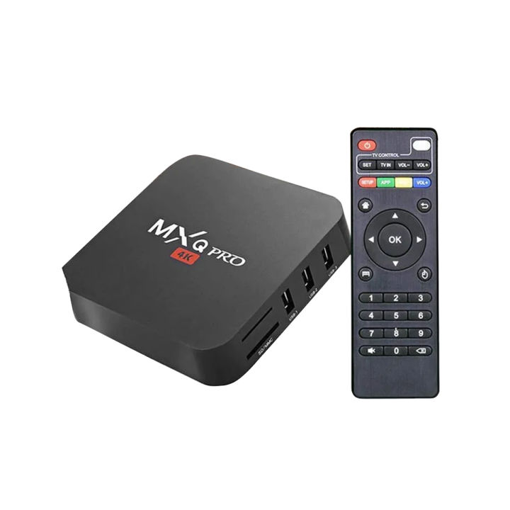 MXQ Pro Android Smart TV Box 4GB RAM 64GB ROM 4K 5G WIFI Digital TV ...