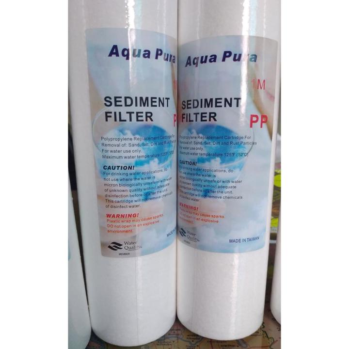 Aqua Pro Sediment Filter-(1 Micron) -135gm,Origin:Taiwan-2 pcs | Daraz ...