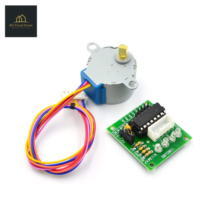 DC 5V Stepper Motor 28BYJ-48 with ULN2003 Driver Board | Daraz.com.bd