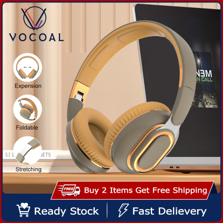 Vocoal Headphone Multifunctional Retractable Folding Headset With Plug ...