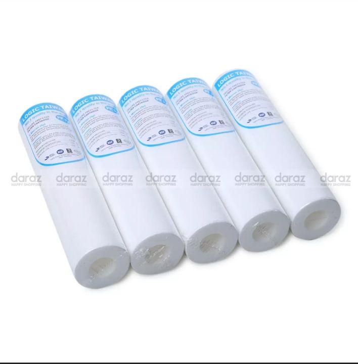 Logic Taiwan 5-Pcs. PP Filter Cartridges | Daraz.com.bd