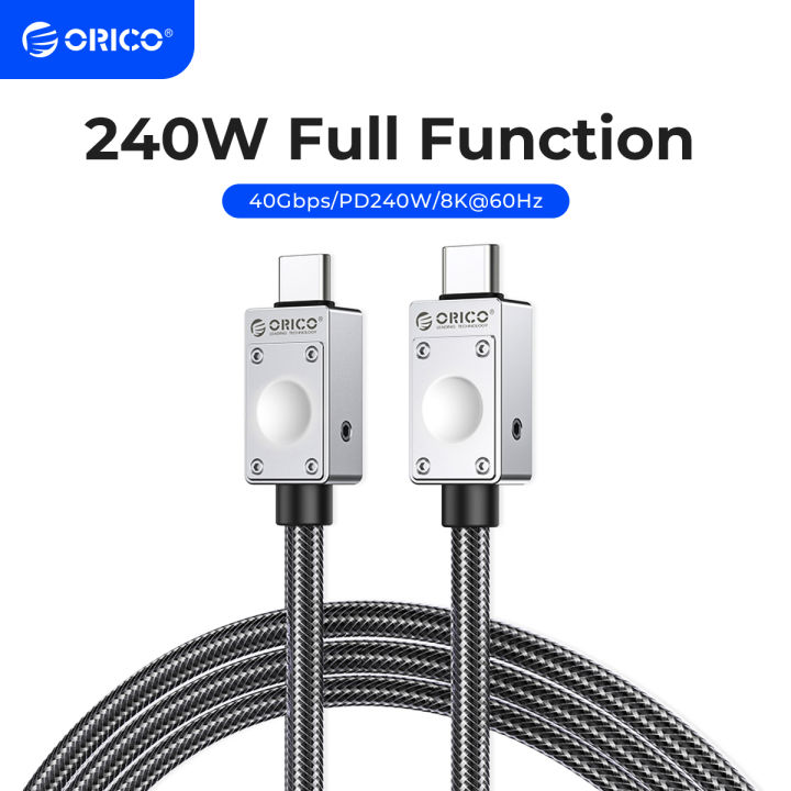 ORICO 40Gbps USB4 Cable C TO UCB C 240w Thunder 3 Type-C Fast Charging ...