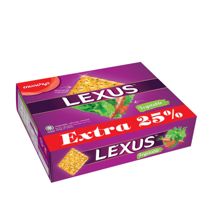 Munchy's Lexus Vegetable Calcium Cracker Biscuits 200gm | Daraz.com.bd