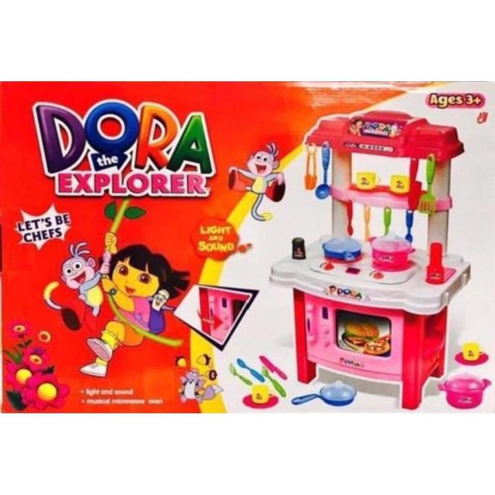 DORA The Explorer Kitchen Pretend Play Set With Lights & Sound For Your ...