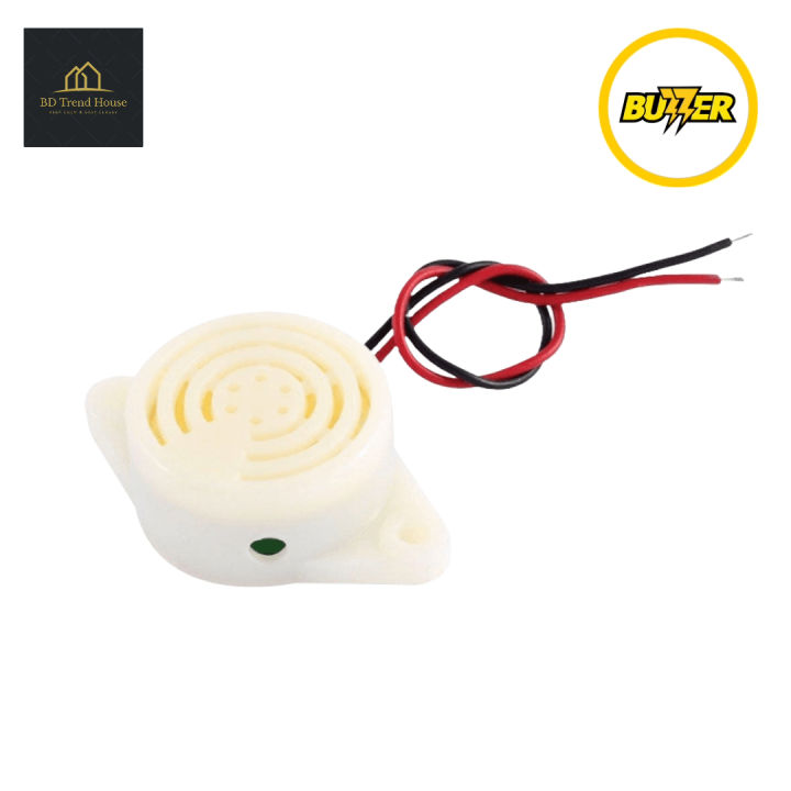 Best Quality 3-24V Piezo Buzzer Alarm Continuous Tone | Daraz.com.bd