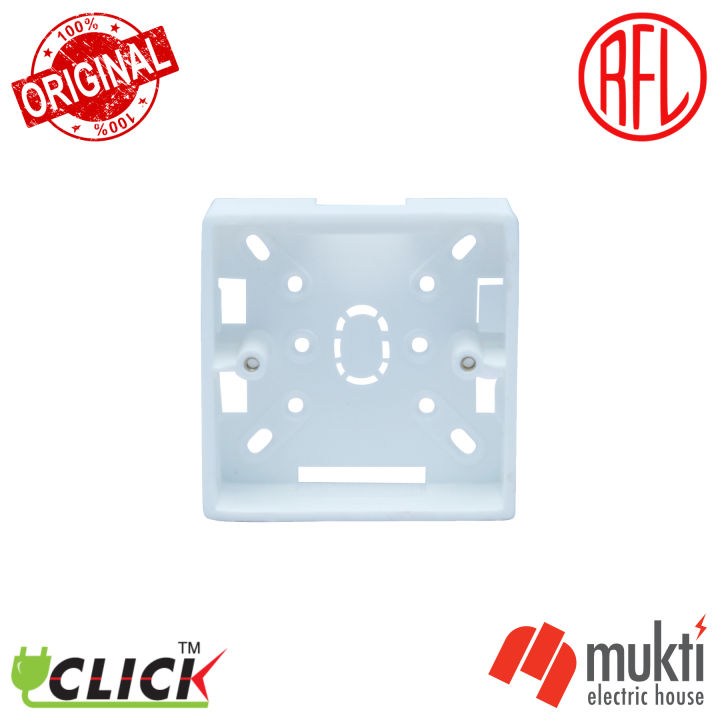 Click One Gang MK White PVC Junction Box for Electrical Premium Plastic ...