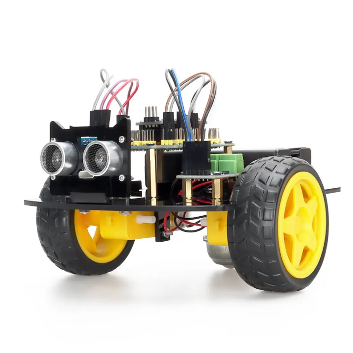 Programming education 2 ultrasonic obstacle avoidance car robot kit ...