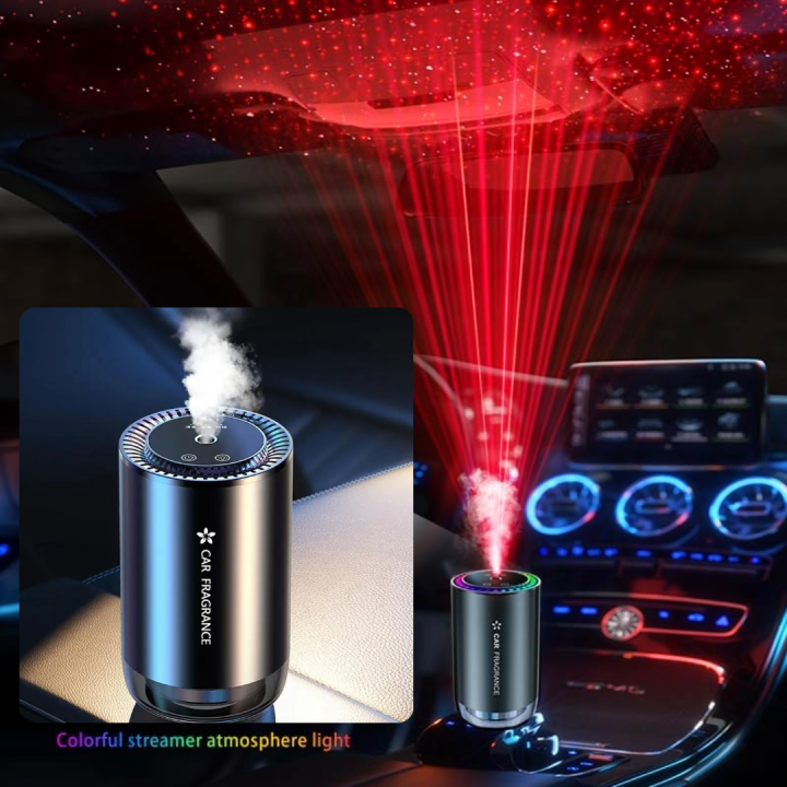Car Fragrance Diffuser Auto Mini Oil Diffuser Car Humidifier Essential ...