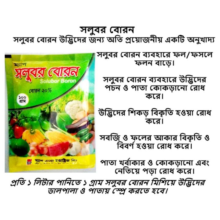 Solubor Boron 100gm Packet | Daraz.com.bd