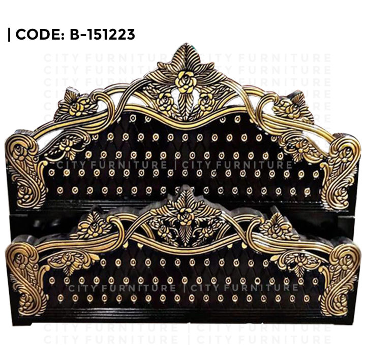 B-151223( Standard Round Bed king 6/7 KHAT) | Daraz.com.bd