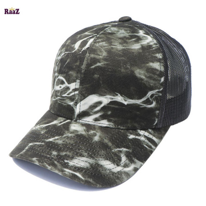 Smoke 3D Print Half Net Curved Cap Cap By Raaz | Daraz.com.bd