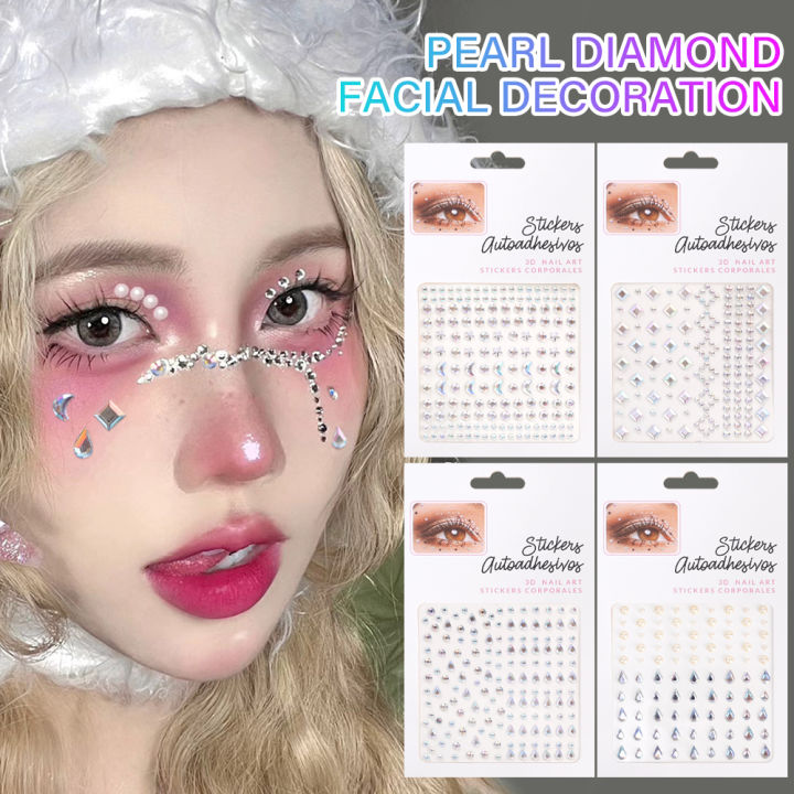 【The Edge of Beauty】1 Pcs Self Adhesive Colored Rhinestone Stickers ...