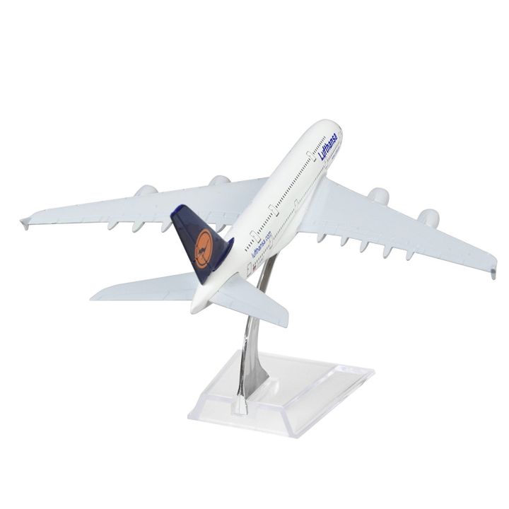20cm Lufthansa A380 Aircraft Alloy Model plane static simulation ...