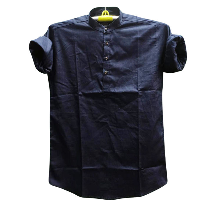 Pure Black Katua | Smart Katua For Men - Panjabi | Daraz.com.bd