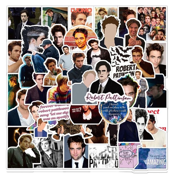 50PCS Twilight Saga Stickers Vampire Edward Handsome Characters Decal ...