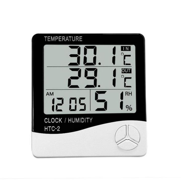 Temperature Humidity hygrometer thermometer HTC-2 LCD Digital Indoor ...