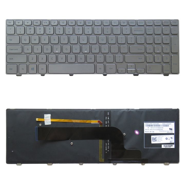 US Version Keyboard with Keyboard Backlight for DELL Inspiron 15 7000 ... US Version Keyboard with Keyboard Backlight for DELL Inspiron 15 7000 ...