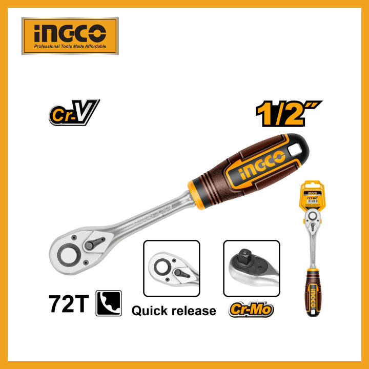 INGCO 1/2"-Ratchet Wrench HRTH0812 | Daraz.com.bd