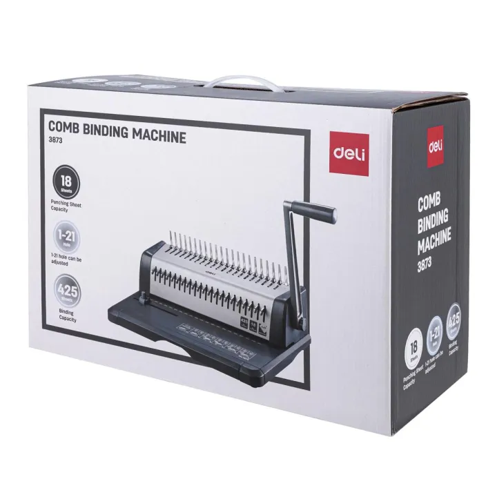 Deli-E3873 Comb Binding Machine | Daraz.com.bd