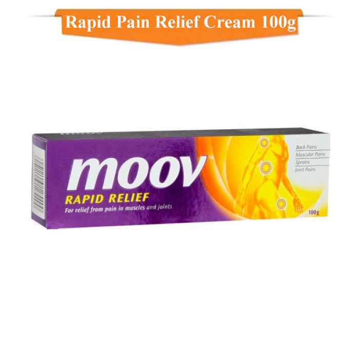 Fast Pain Relief Ointment Moov Rapid Relief Pain Massage Cream 100g ...