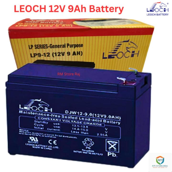12V 9Ah UPS Battery / 12 Volt Leoch Battery / Lead Acid Battery 12V 9Ah ...