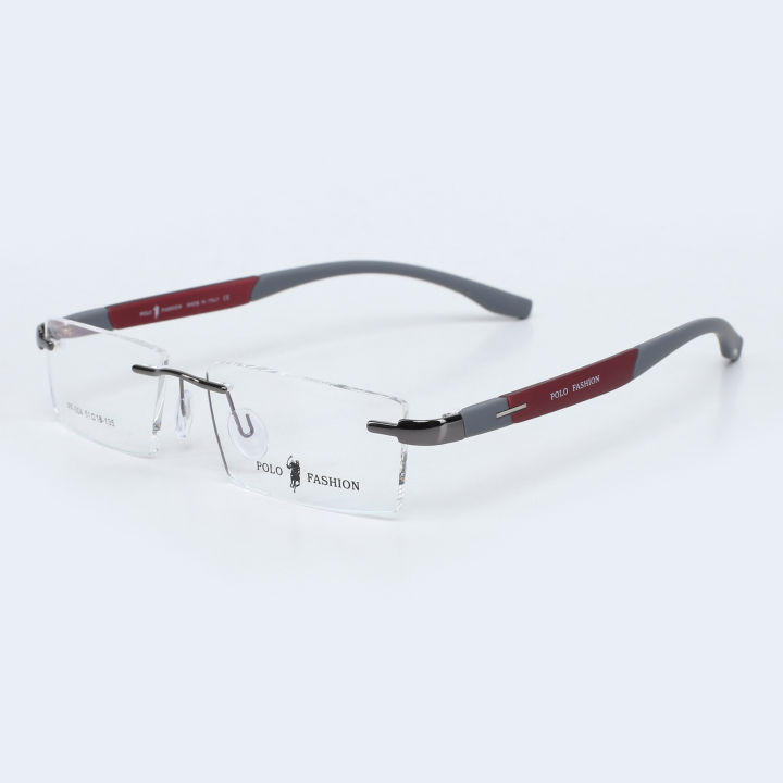 POLO-FASHION Premium Quality Optical Rimless Frame | Daraz.com.bd