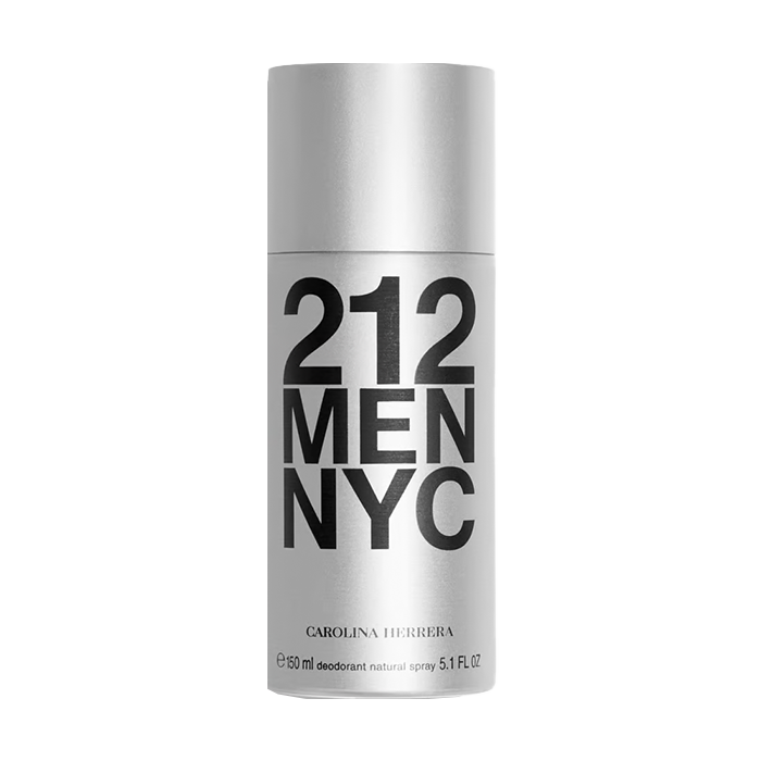 CAROLINA HERRERA 212 MEN NYC DEODORANT NATURAL SPRAY - 150ML | Daraz.com.bd