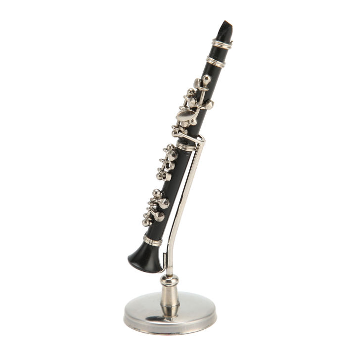 Miniature Clarinet Replica With Stand And Case Mini Musical Instrument Mode HBH | Daraz.com.bd