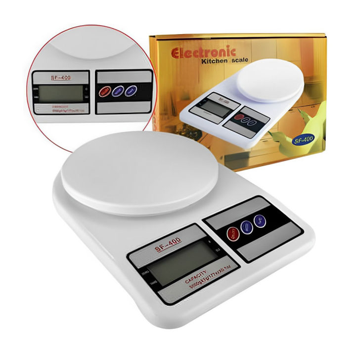 Digital Kitchen Scale - White _10kg kitchen scale digital machine sf ...