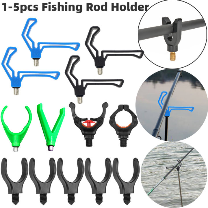 1-5pcs U/V Shape Fishing Rod Rest Gripper Head Carp Fish Stick Pole ...