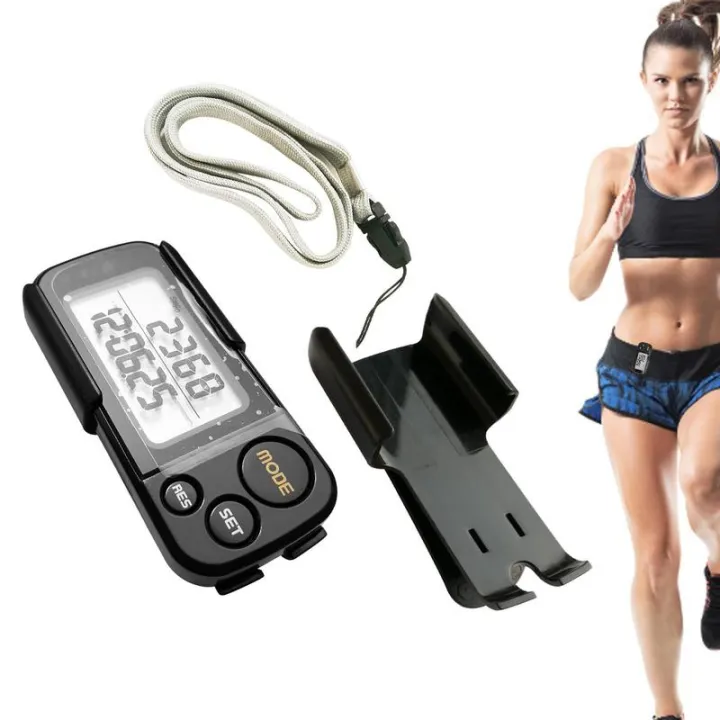 Single Function 3D Electronic Pedometer Simple Mini Step Counter Walking 3D Digital Pedometer ...