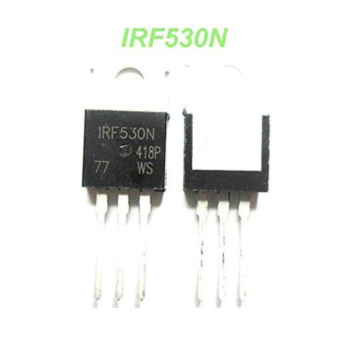 IRF530PBF IRF530 IRF 530 100V 14A 79W TO-220 N-Channel Power MOSFET 3 Pin IC Power Transistor ...