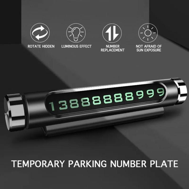 Car Phone Number Card Parking Plate | Daraz.com.bd