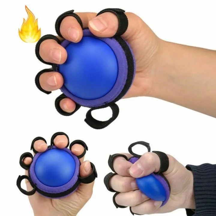 Hand Grip PU Ball Finger Practice Hemiplegia Exercise Muscle Power ...
