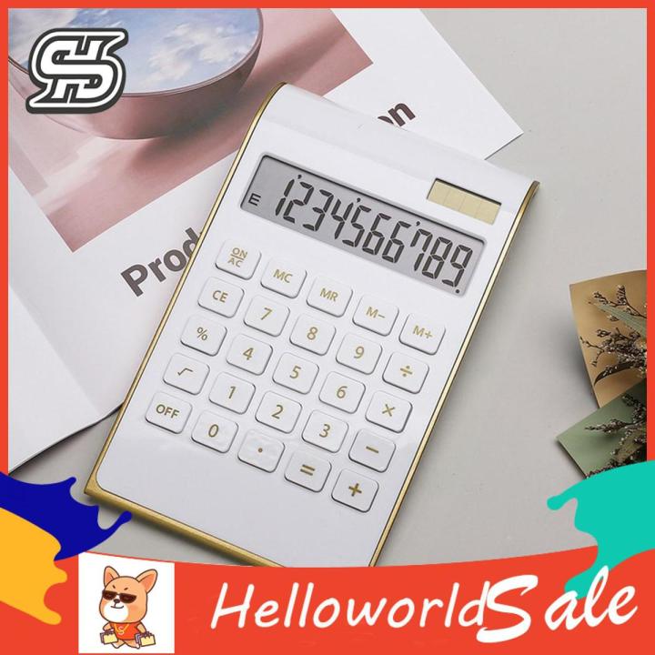 HelloWorld Scientific Calculator Angle Bracket 12 Digits Solar Battery ...
