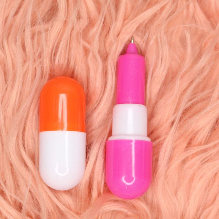 Cute Capsule Shape Pen - 5 piece | Daraz.com.bd