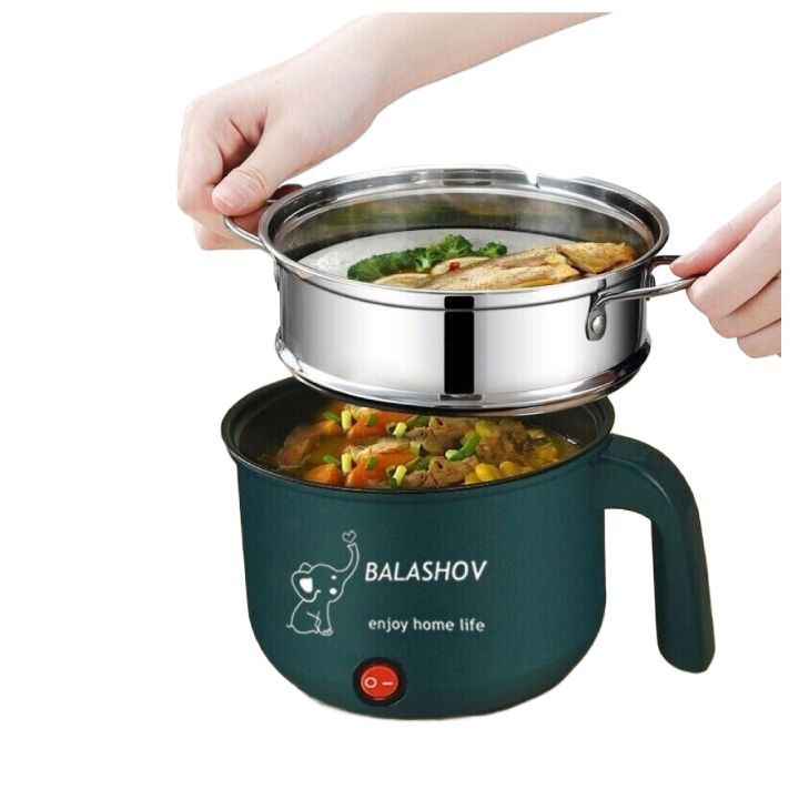 Electric Multifunctional Mini Rice cooker & Steamer Non Stick 1.8 ...