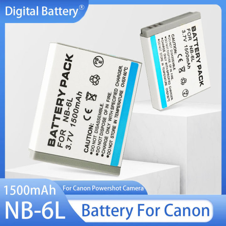 NB-6L NB-6LH Battery 1060mAh Li-ion Rechargeable Battery For Canon Powershot SX700 S120 S110 ...