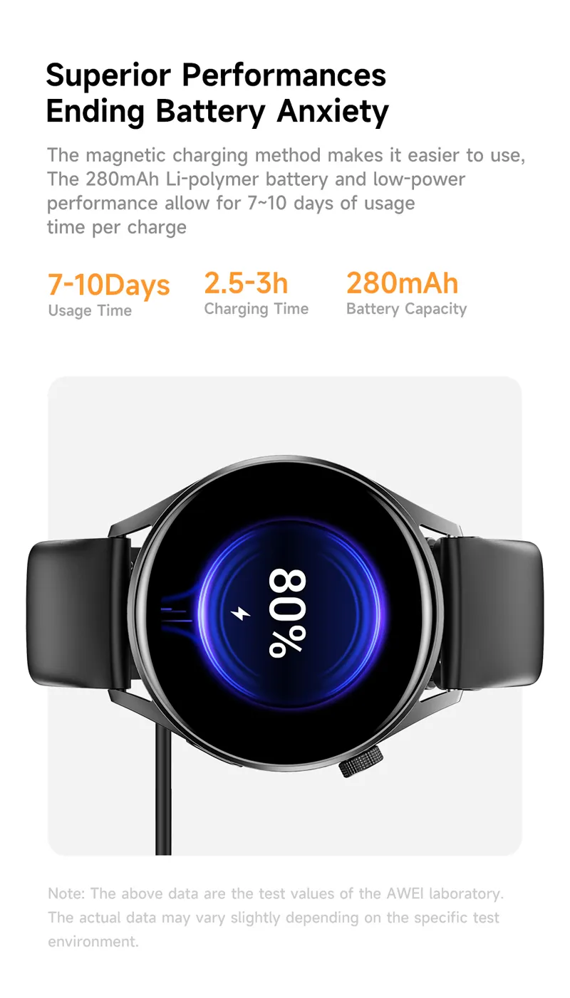 AWEI H35 IP68 Waterproof Smart Watch