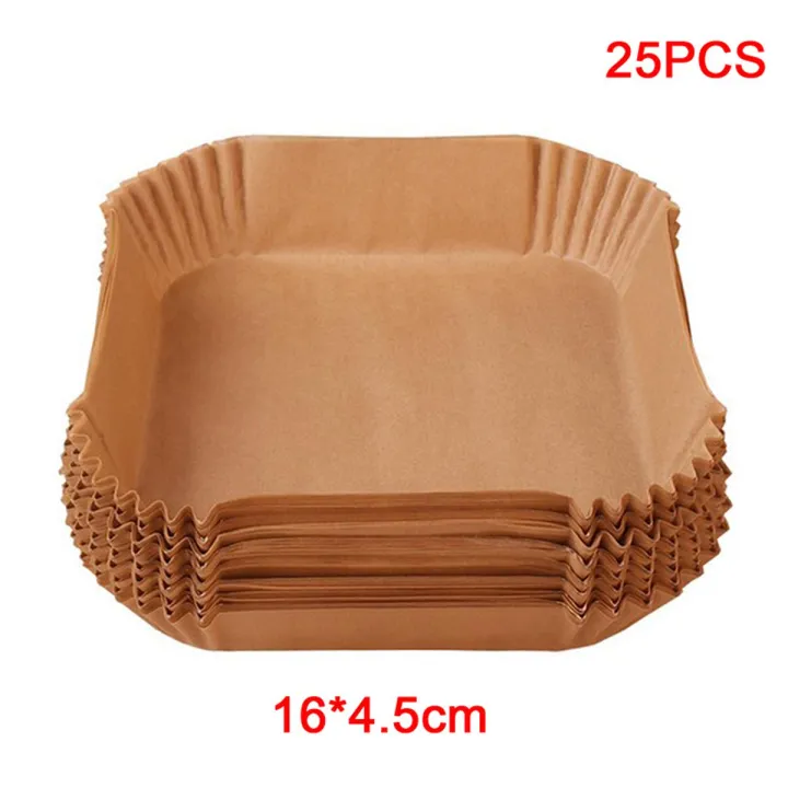 Air Fryer Disposable Baking Paper Liner Form Tray Kitchen Grill ...