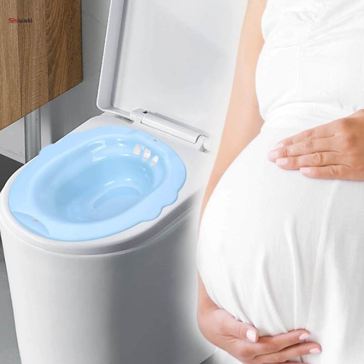 Hip Basin Bidet Sitz Bath Basin for Toilet for Perineal Care Washing ...