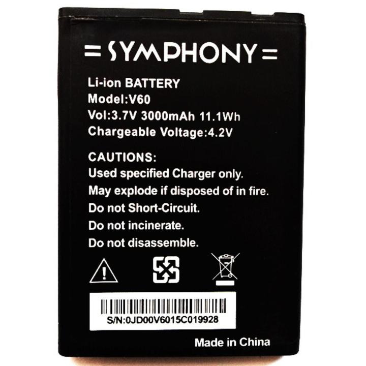 Symphony V60 Mobile Battery 1650 mAh | Daraz.com.bd