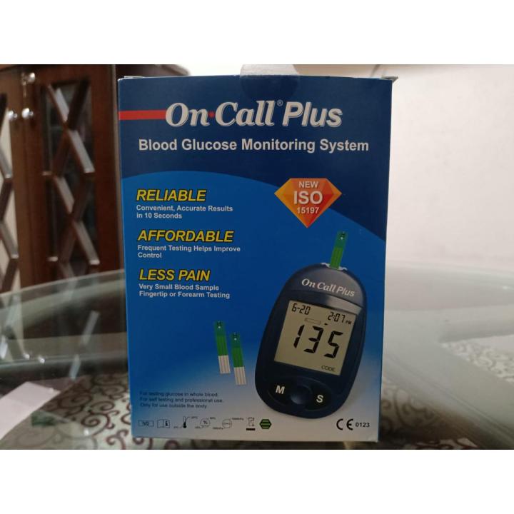 On Call Plus Blood Glucose Monitoring System Original 5 Years Warranty ...