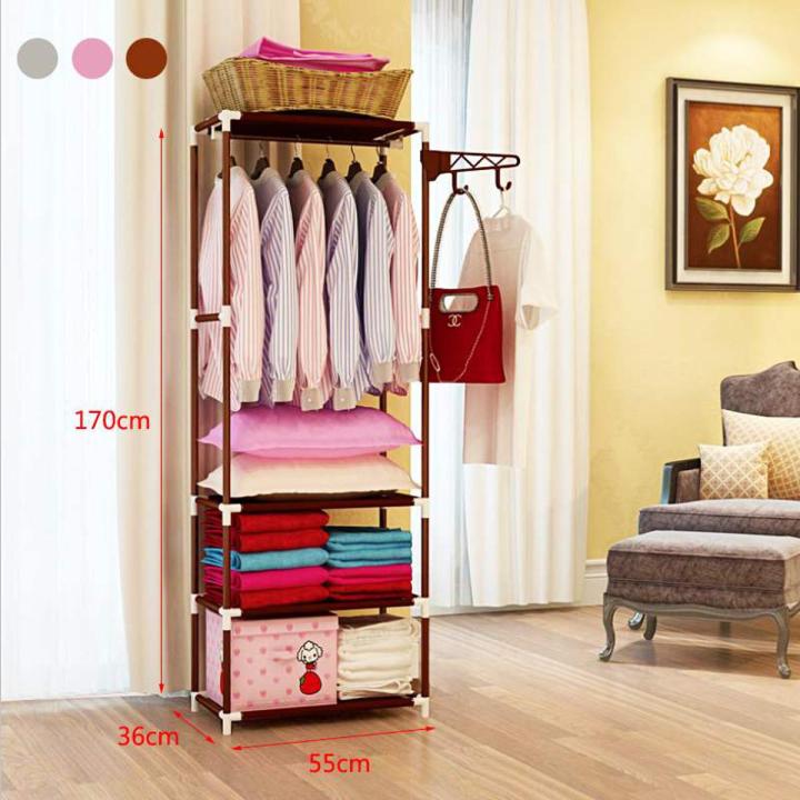 BeautyLand Korean Multipurpose 3 Layer Cloth Organizer Rack Wardrobe ...