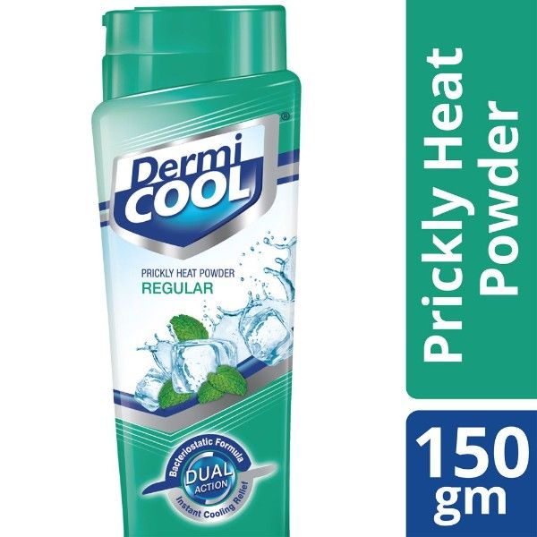Dermi cool Prickly Heat Powder Menthol Regular 150g | Daraz.com.bd