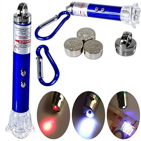 3-in-1 Laser Pointer LED Key Ring – Funny Cat Play Toy, Best ...