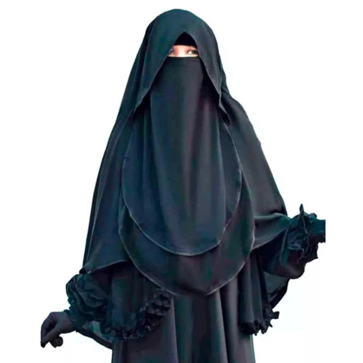 Hoodie niqab butterfly hooded niqab for full body cover hijab for ...
