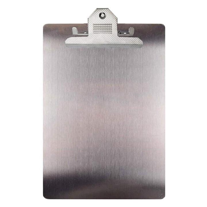 File Folder Metal Clipboard A4 Stainless Steel Clip Board Organizer ...
