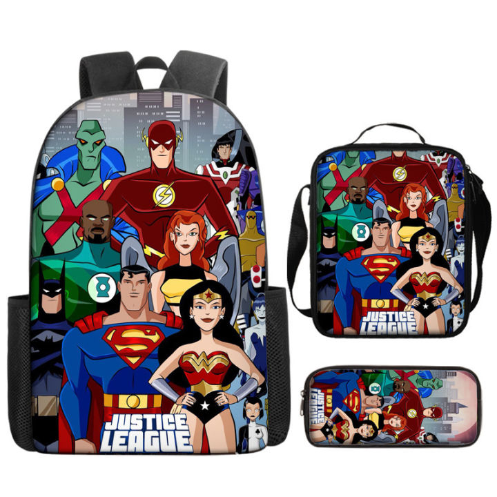 Foreign trade dc superhero backpack flash justice league batman ...
